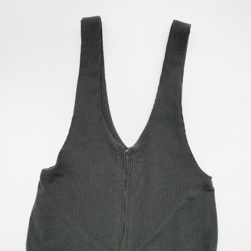 W Cord Front Zipper Overalls | EUREKA FACTORY HEIGHTS